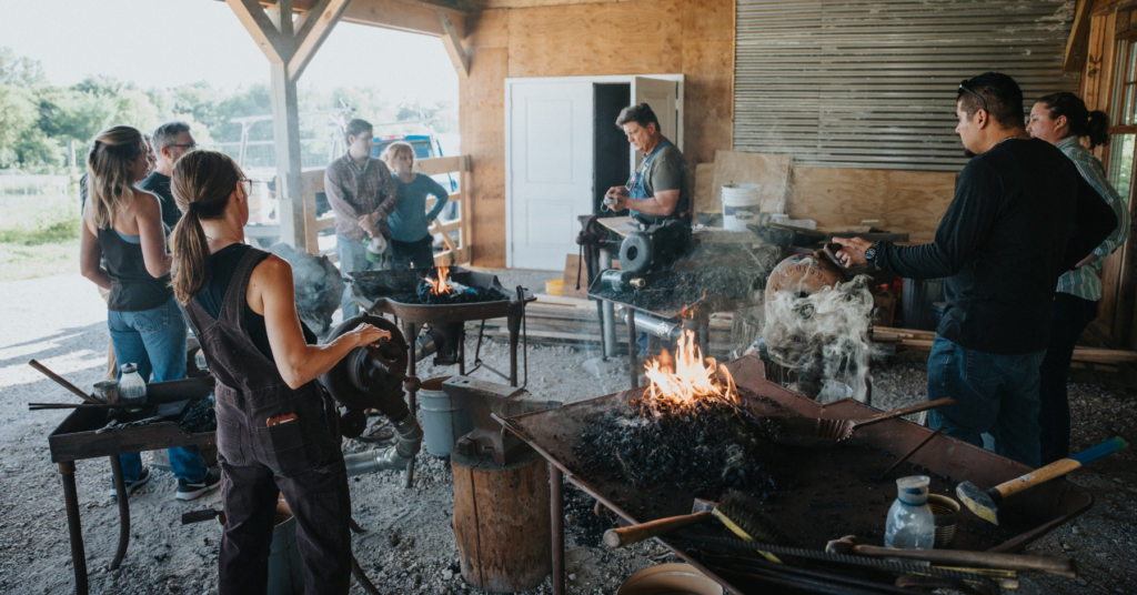 Blacksmithing Basics 1 with Coal Forge (8-session Series) Dodge Nature ...